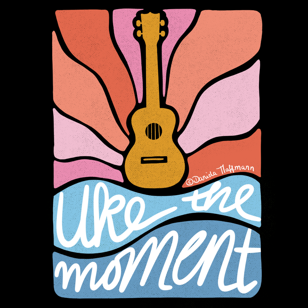 Ukulele Rolltop Rucksack "Uke the moment" – UKUlala by Daniela